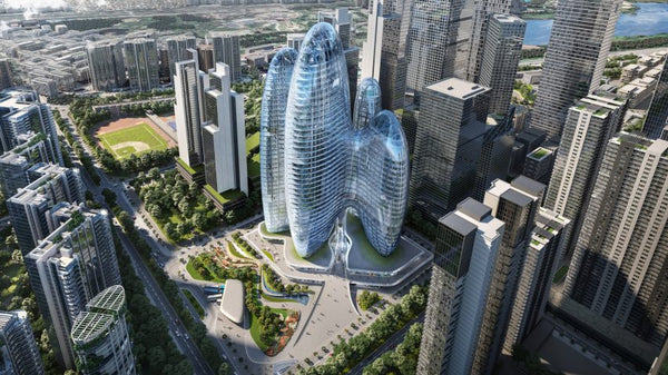 Zaha Hadid Architects publica imágenes de la amorfa sede de OPPO en Shenzhen – Construction ...